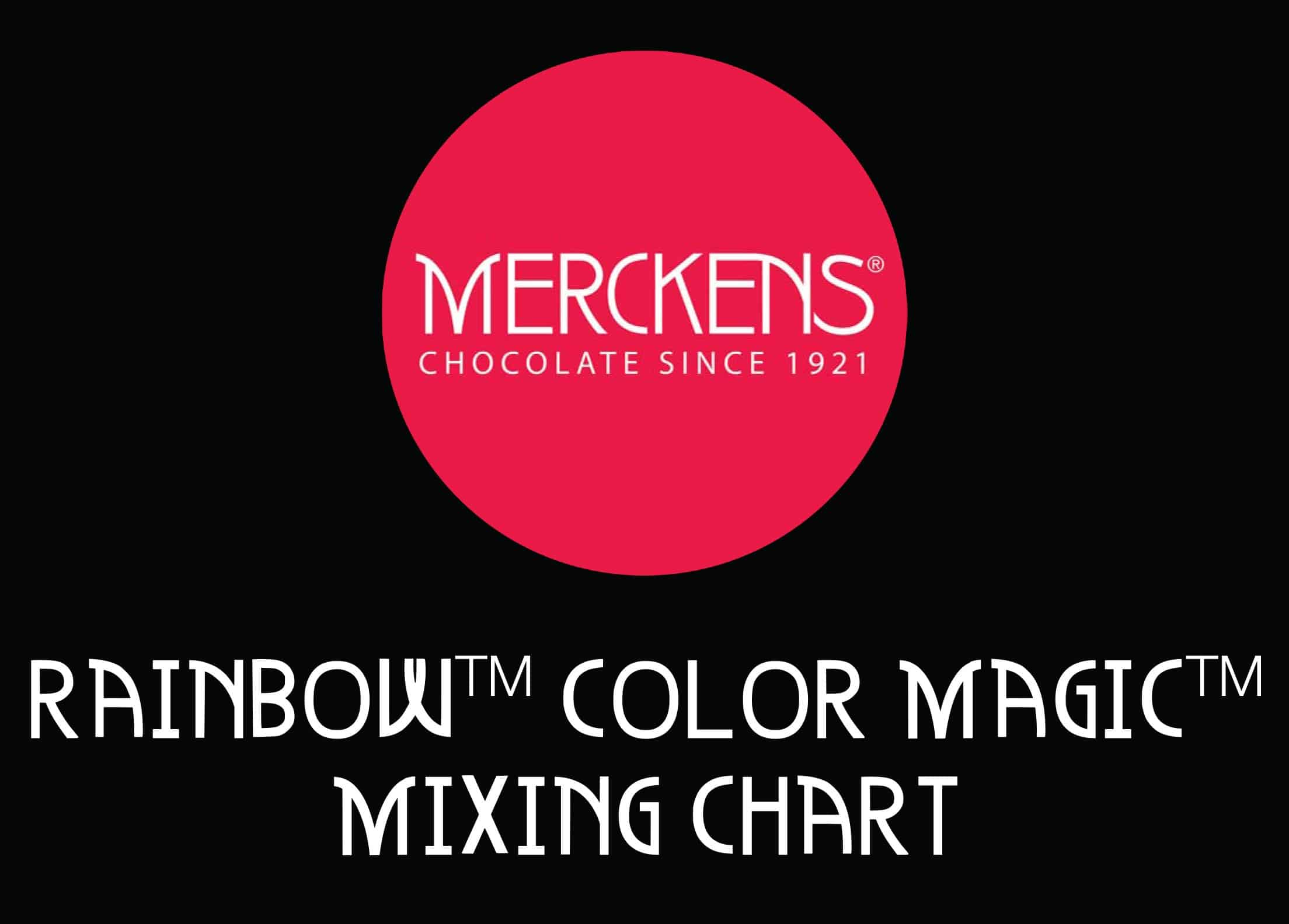 Merckens Rainbow Color Magic Mixing Chart | Linnea's