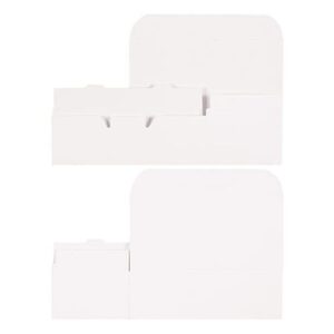 White 1/2 lb Rectangular Box ~ 25 Count (5-1/2") - Linnea's