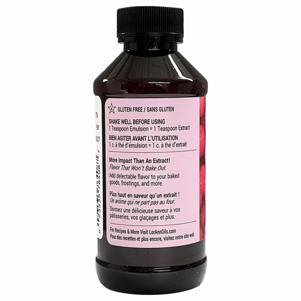 Raspberry Flavor Bakery Emulsion ~ 4 oz | Linnea's Candy
